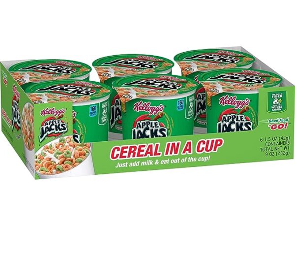 Kellogg's Apple Jacks Cereal Cups 1.5oz, 6ct - B2B Online Shop in NYC ...