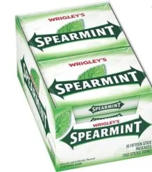 WRIGLEY'S SPEARMINT Gum 15pcs, 10ct - B2B Online Shop in NYC ...
