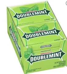 WRIGLEY'S DOUBLEMINT Gum 15pcs, 10ct - B2B Online Shop in NYC ...