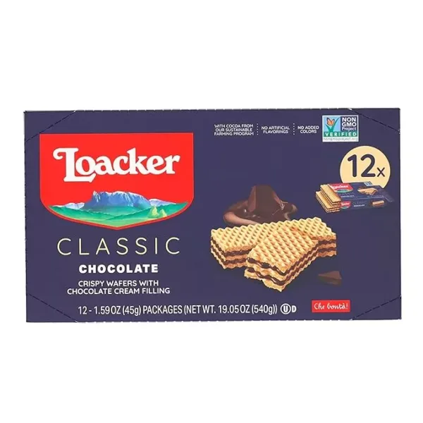 Loacker Classic Chocolate Wafers 1.5oz, 12ct - B2B Online Shop in NYC ...