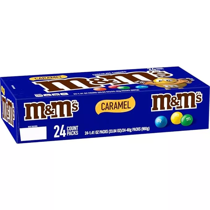 M&M's Caramel Chocolate Candies 1.41oz, 24ct - B2B Online Shop in NYC ...