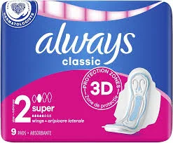 Always Classic 3D Protection Size 2 Super 9 Pads - B2B Online Shop in ...